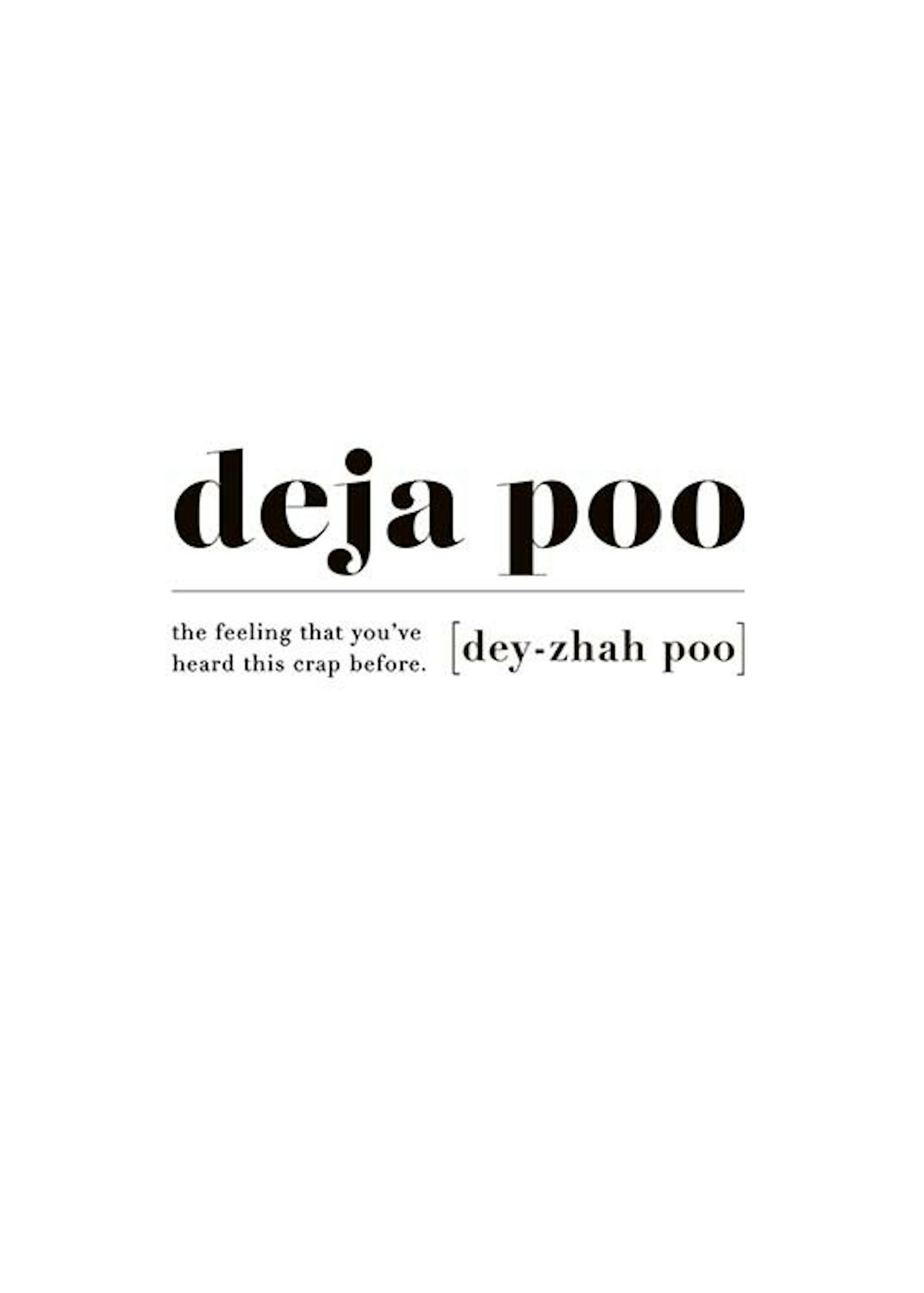 Deja Poo Poster