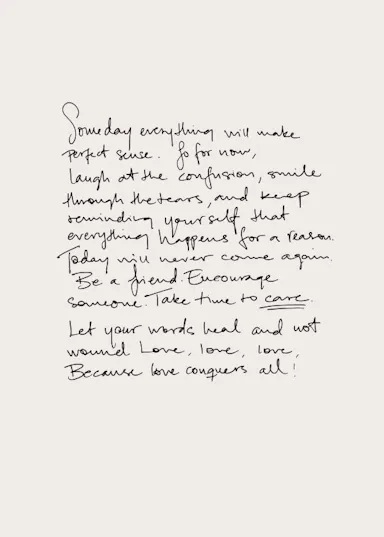 The Letter Poster - Love in a letter - desenio.nl