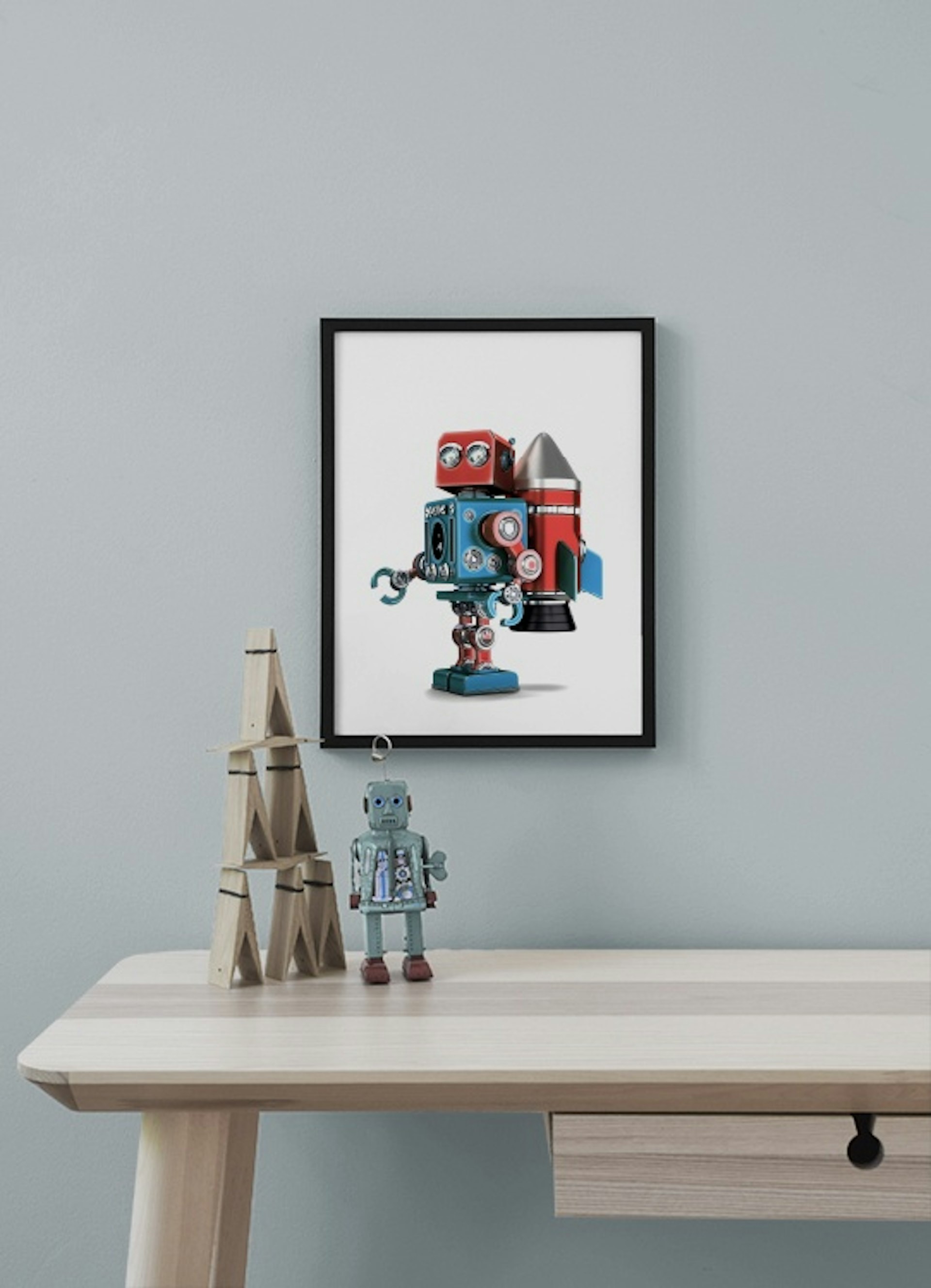 Vintage Robot Poster
