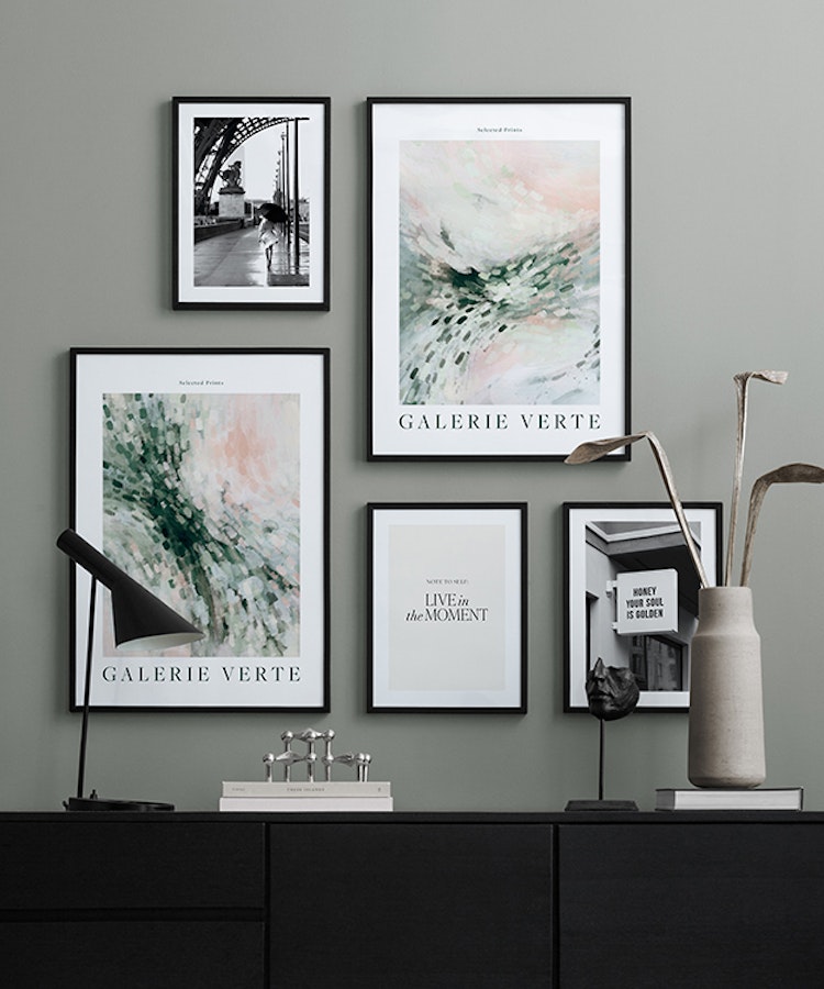 Inspiration till tavelväggar och tavelkollage | Hänga tavlor