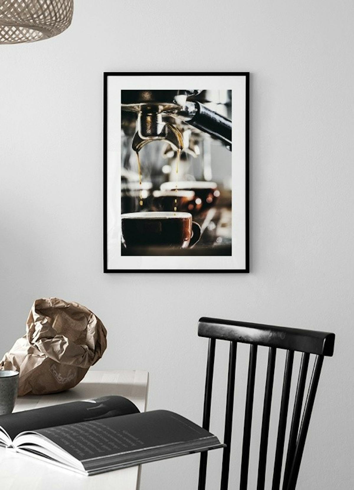 Espresso Drops Poster - Dripping coffee - desenio.co.uk