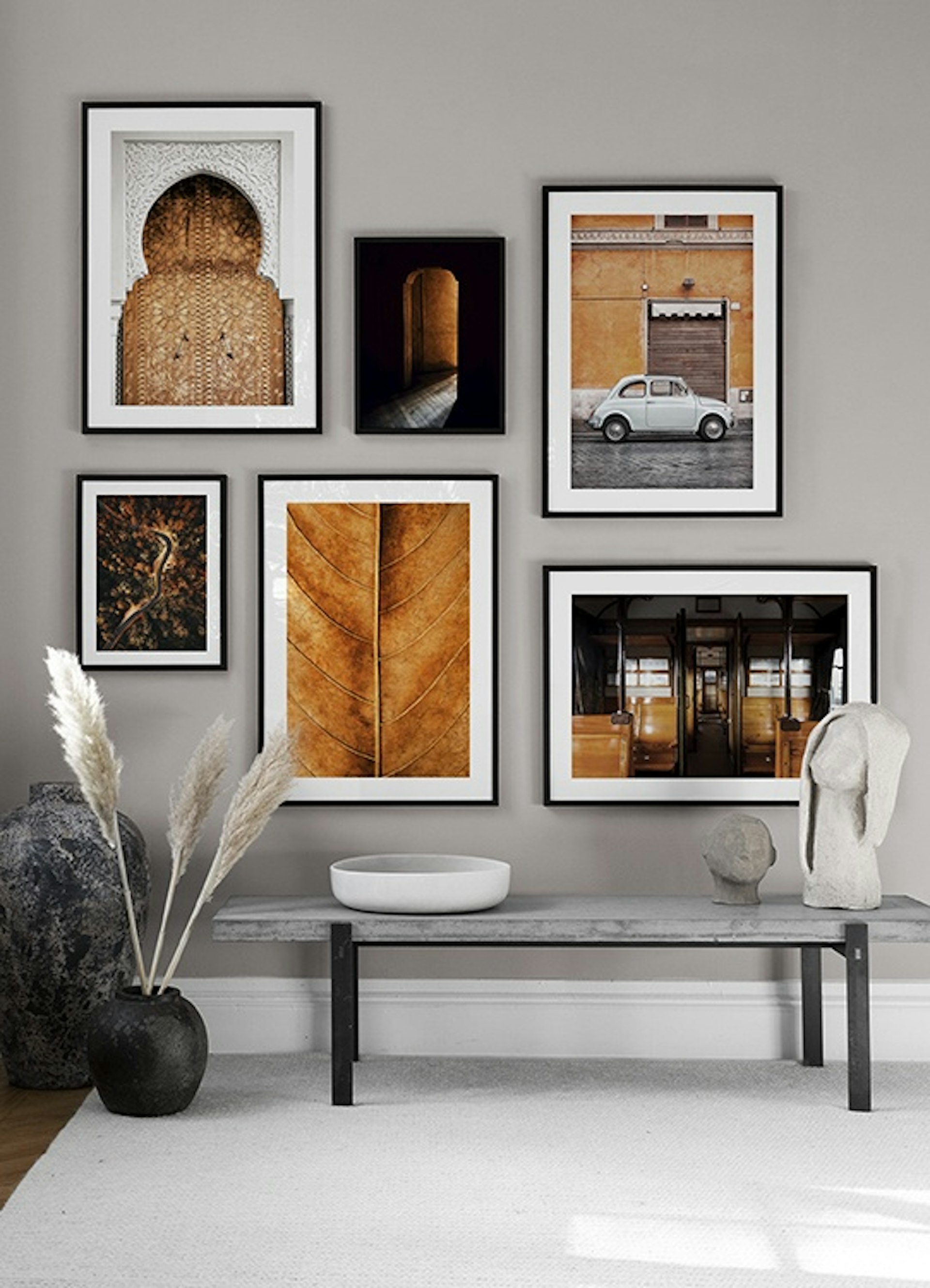 Autumn Aerial View Poster