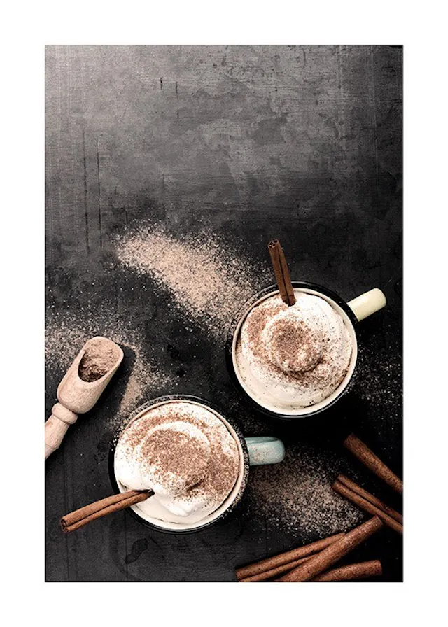 Coffee Grounds Poster