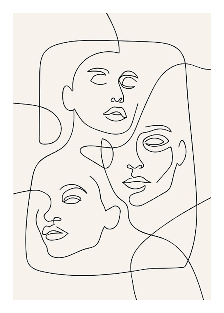 Line Art Poster | Poster mit Line Art Motiven | Desenio.de