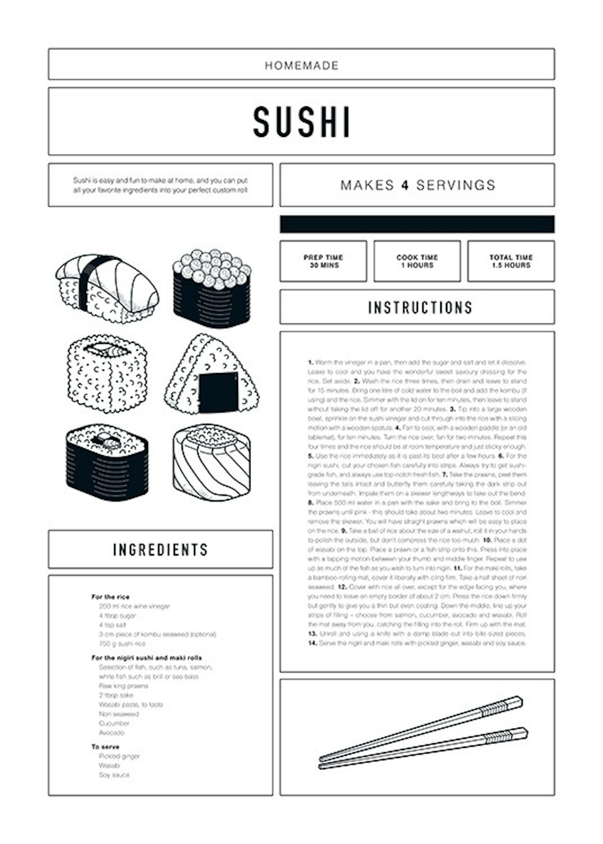 Recept posters | Posters met recepten | Desenio.nl