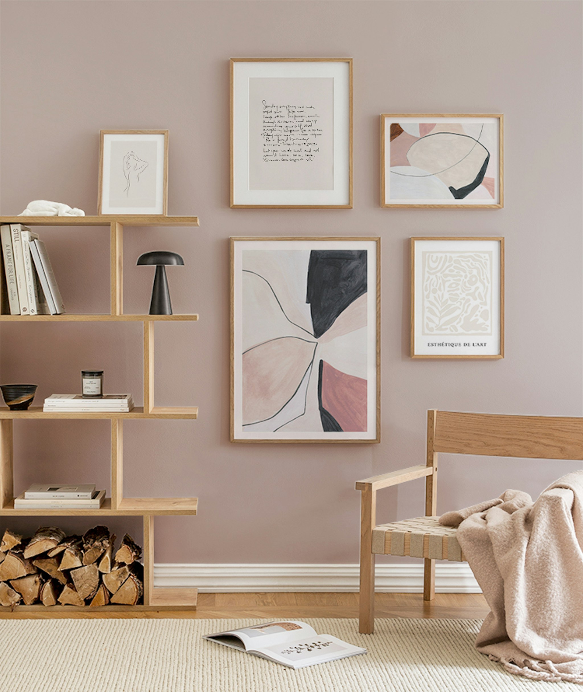 Inspiration pour murs et collages de tableaux | Suspension de tableaux