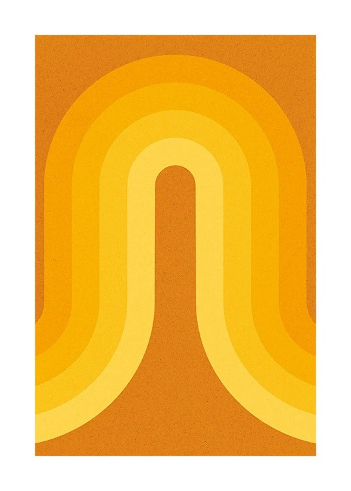 Retro Rainbow Poster