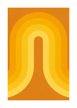 Retro Rainbow Poster