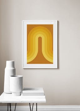 Retro Rainbow Poster