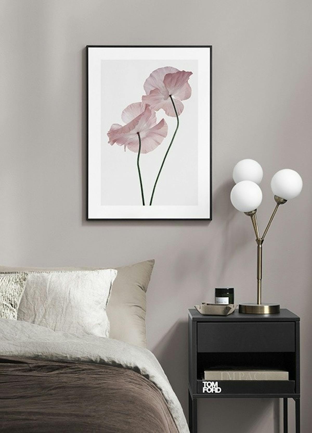 Pink Poppies Poster - Poppy flowers - desenio.com