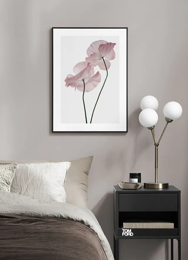 Pink Poppies Poster - Poppy flowers - desenio.com