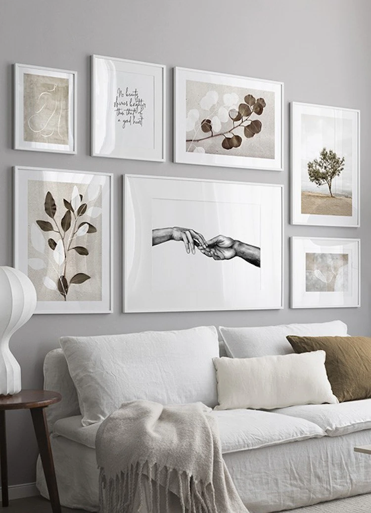 Watercolor Touch Poster - Manos que se unen - desenio.es