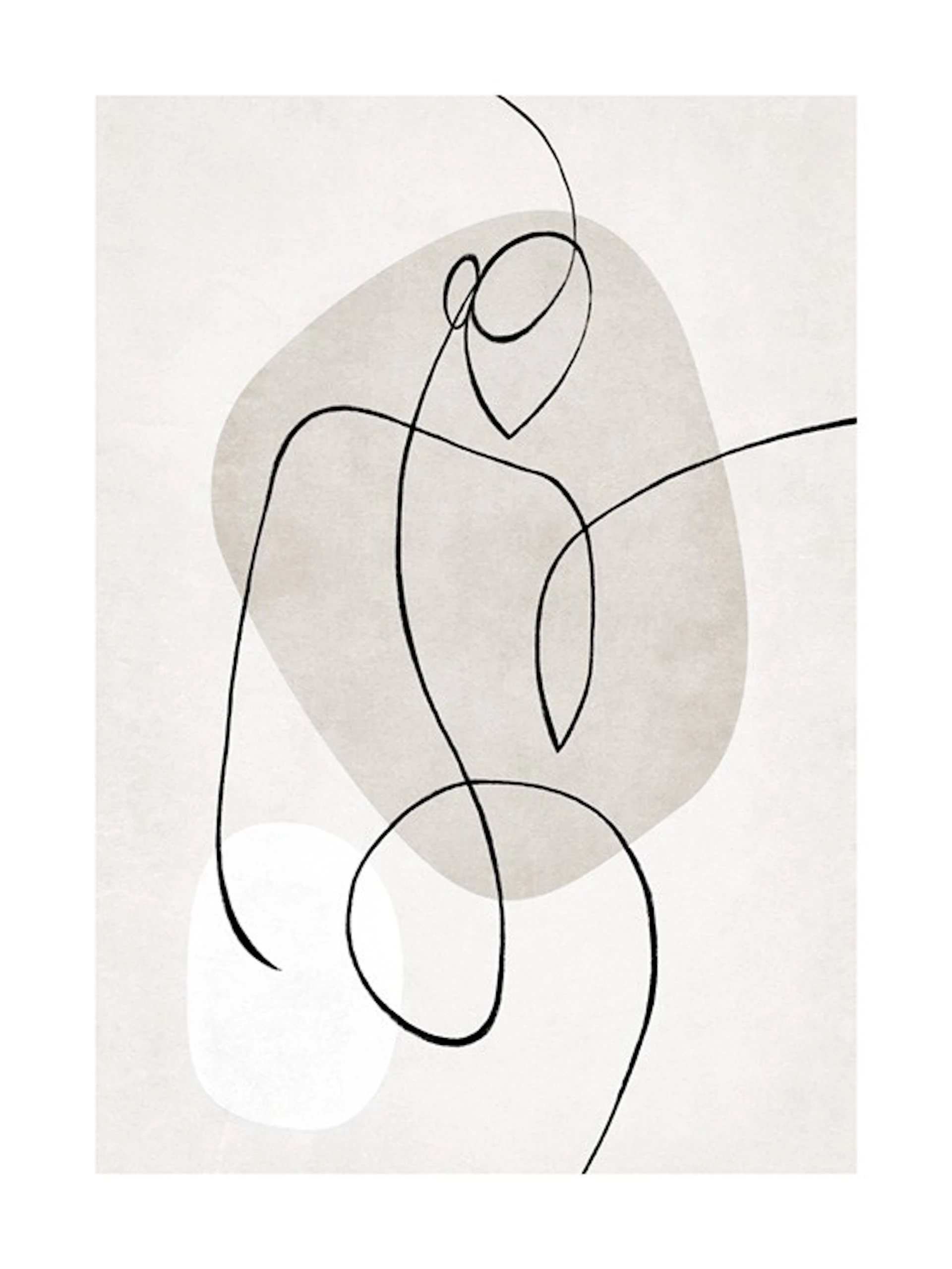 Green Moment gallery wall - Lines and nature - desenio.com