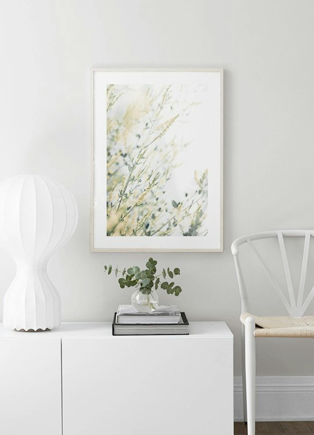 Light Floral Poster - Yellow flowers - desenio.co.uk