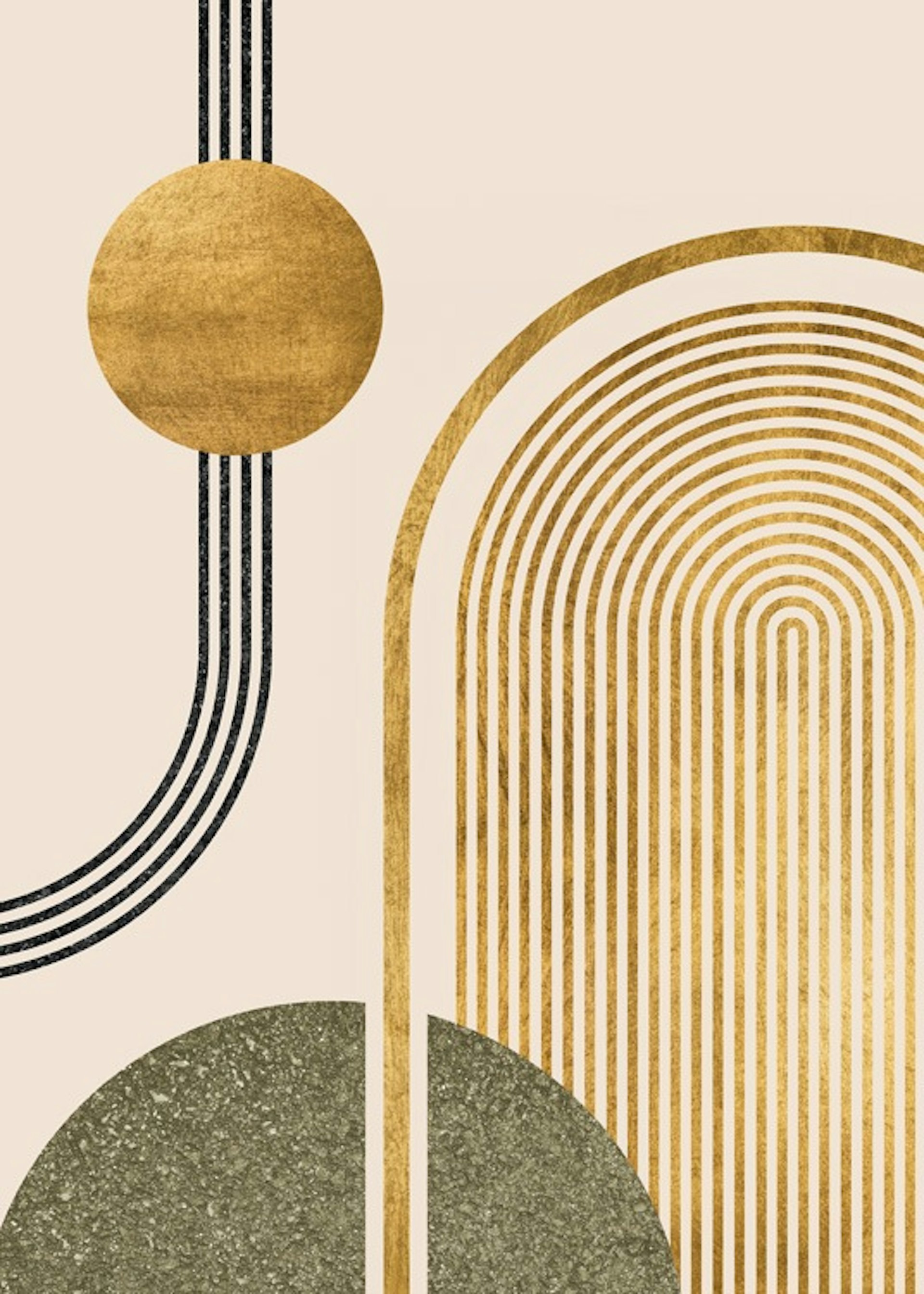 Gold and silver wall art | Golden posters | Desenio.com