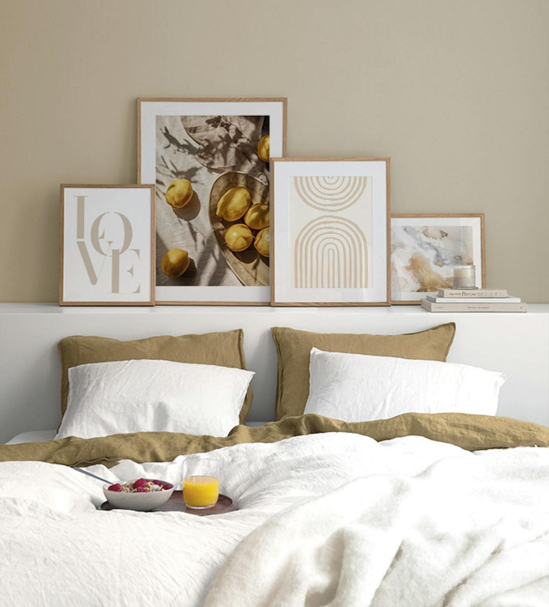 Love Beige Poster - Poster testo - desenio.it
