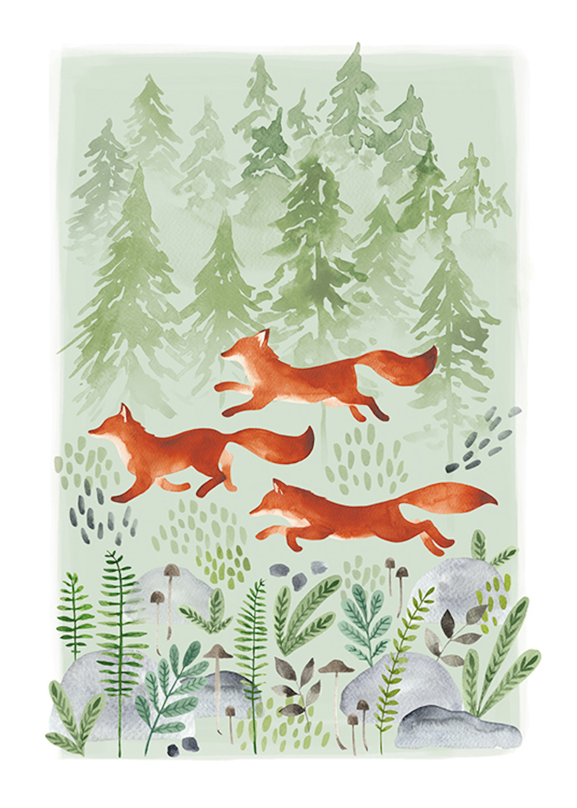 Forest Animals Poster
