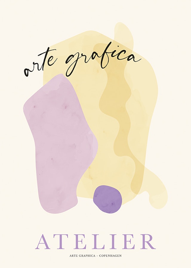 Color Splash Girl Poster