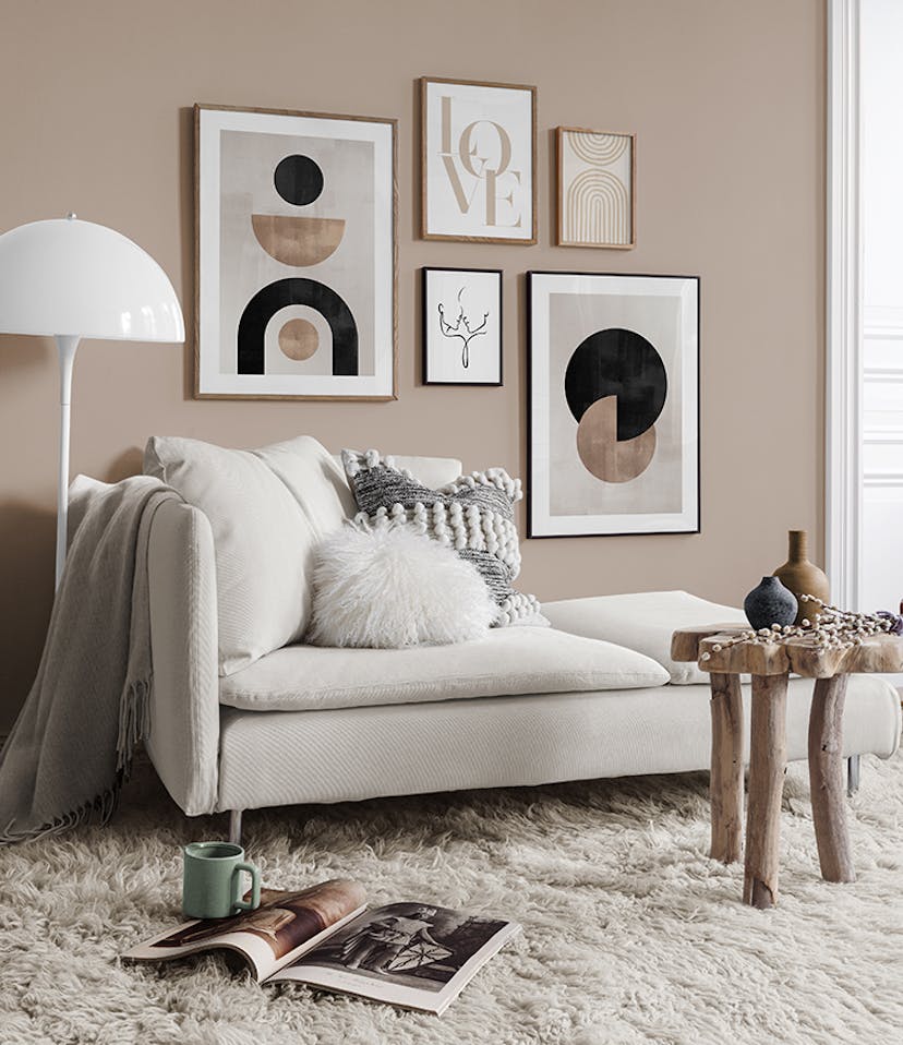 Beige Balance Poster