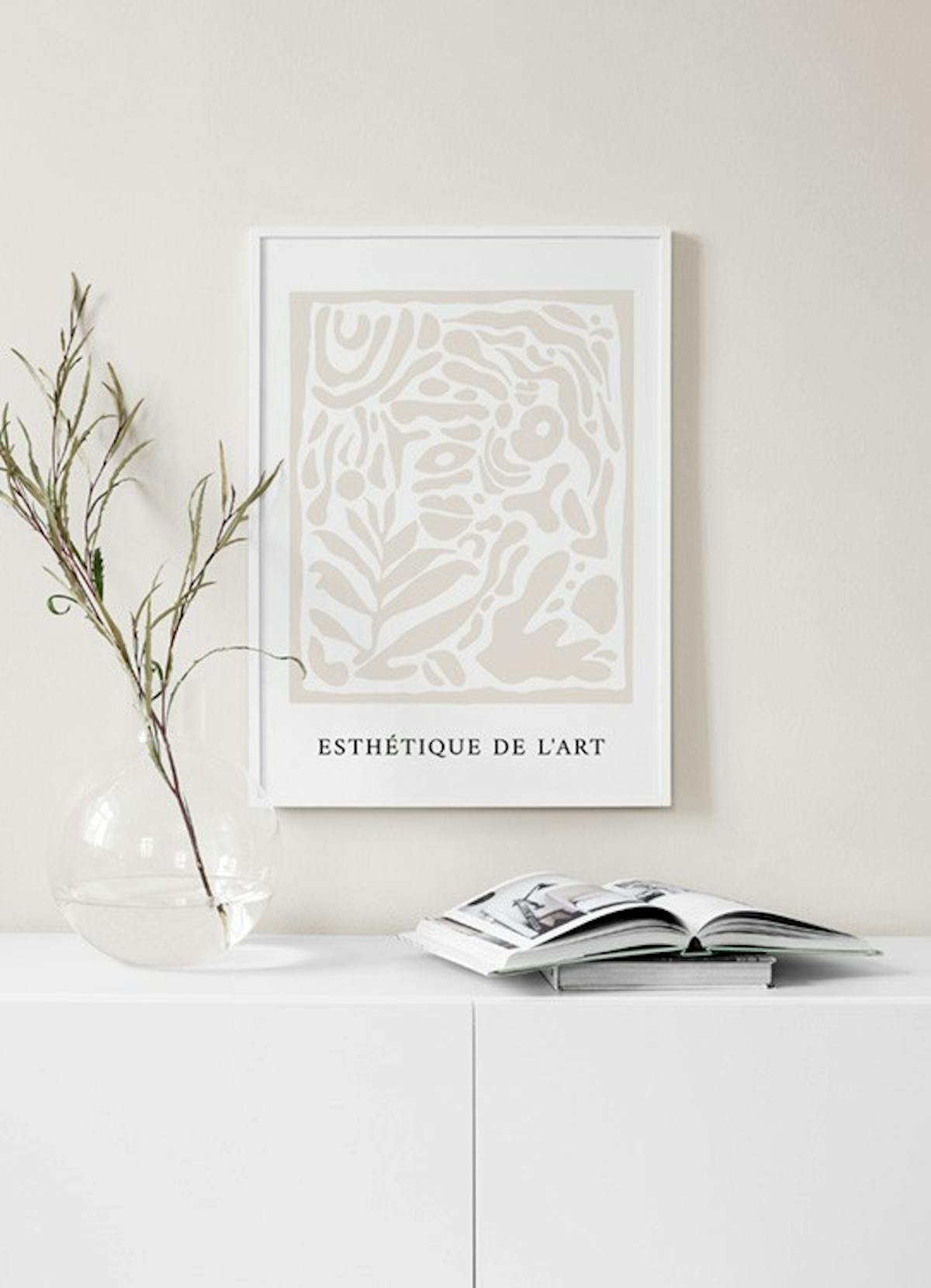 Esthétique de L'art Poster - Creamy collage - desenio.com