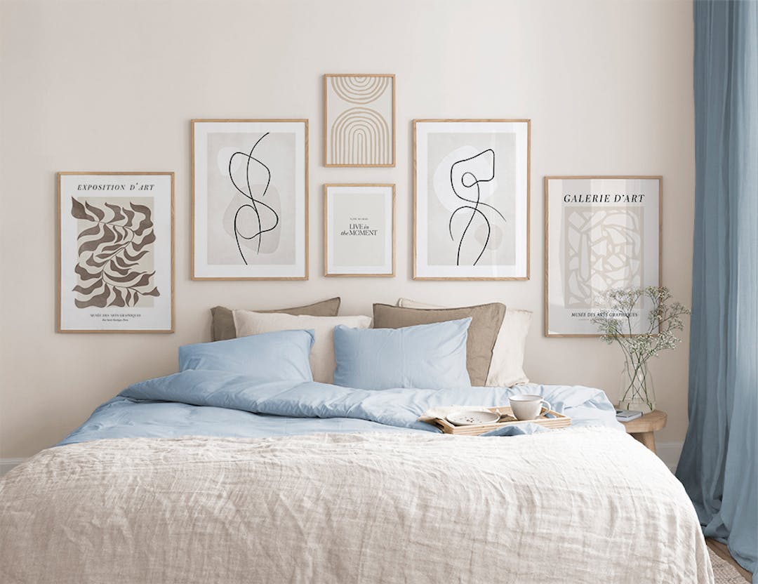 Line art gallery walls | Minimalistic styles - Desenio.com.au