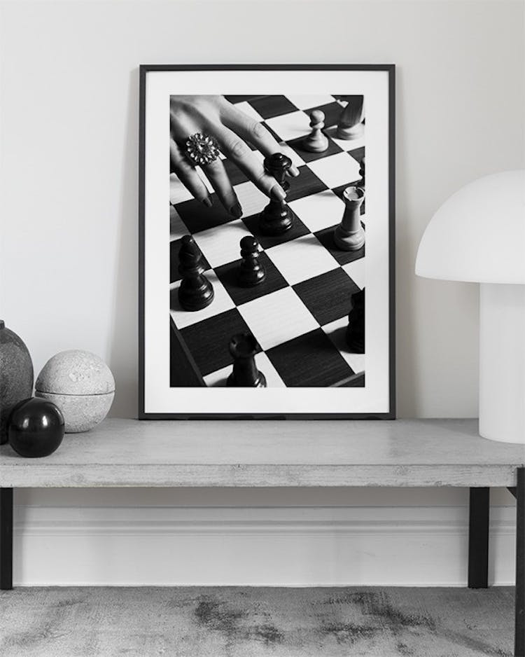 Chess Poster - Chess close up - desenio.com