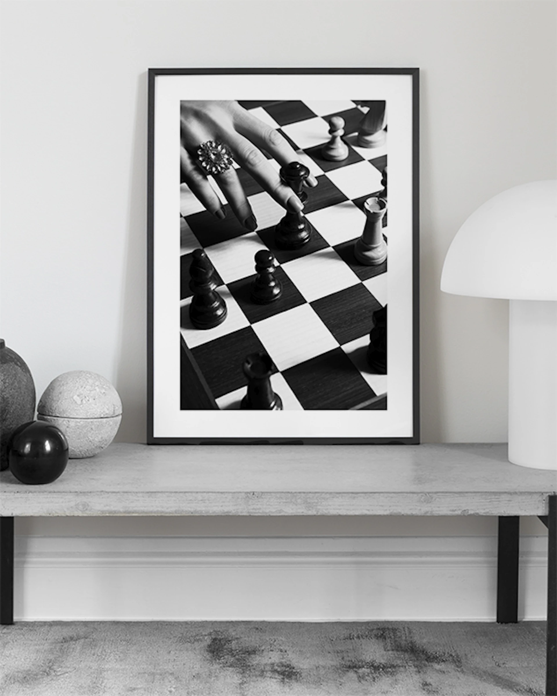 Chess Poster - Schach Nahaufnahme - desenio.ch