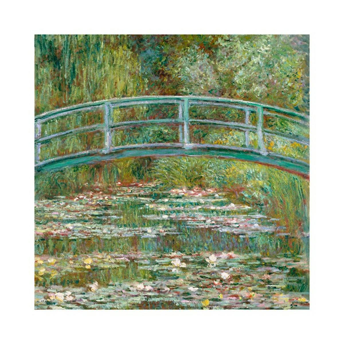 Monet - Bridge Over a Pond of Water Lilies Poster