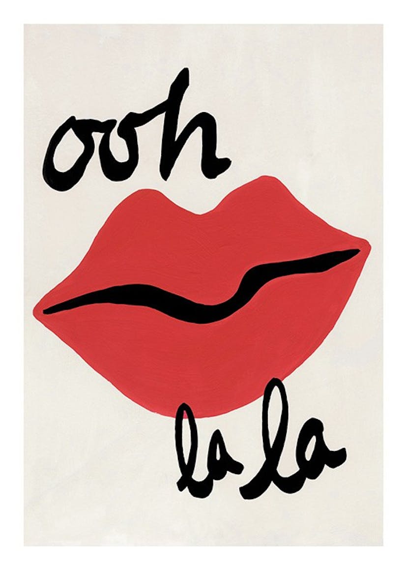 Red Lips Affiche - Lèvres rouges graphiques - desenio.fr