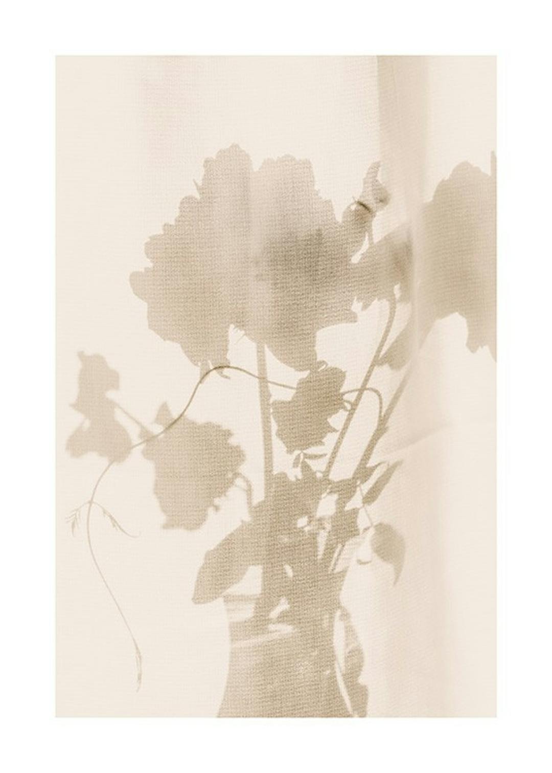 Flower Shade Poster - Shade of flowers - desenio.com