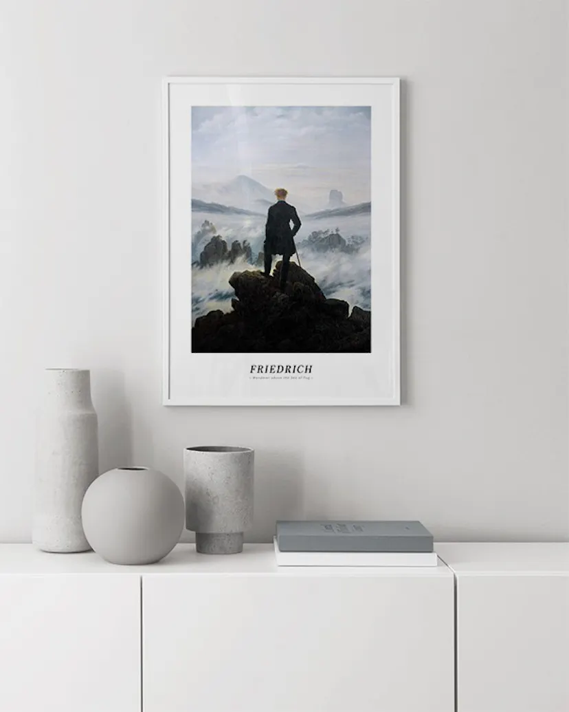 Caspar David Friedrich - Wanderer above the Sea of Fog Poster