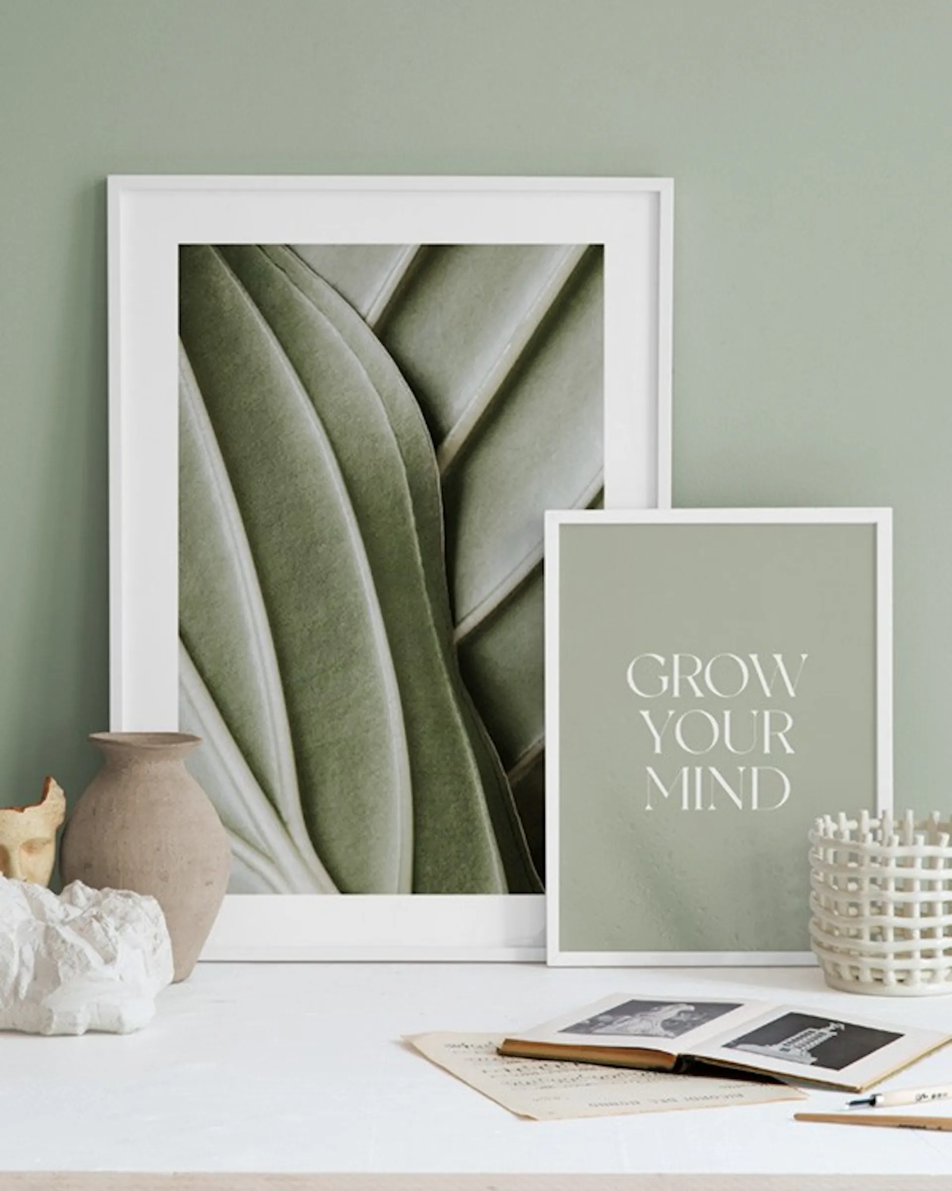 Grow Your Mind Poster - Grow your mind Zitat - desenio.de