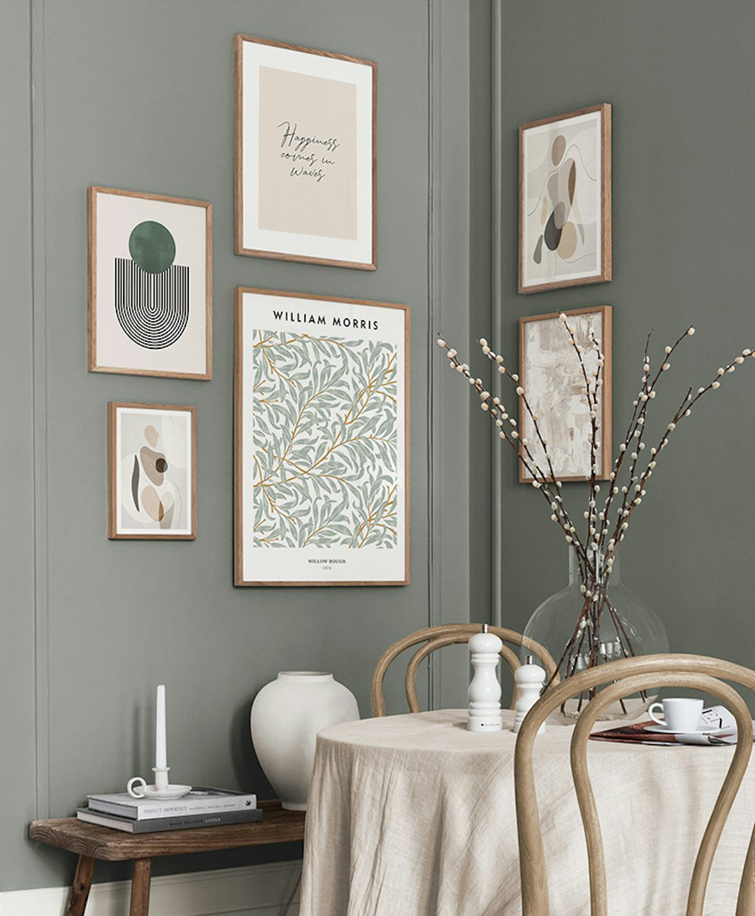 Green Color Blocks Poster