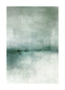 Abstract Scenery Green No2 Poster - Green abstract painting - desenio.com