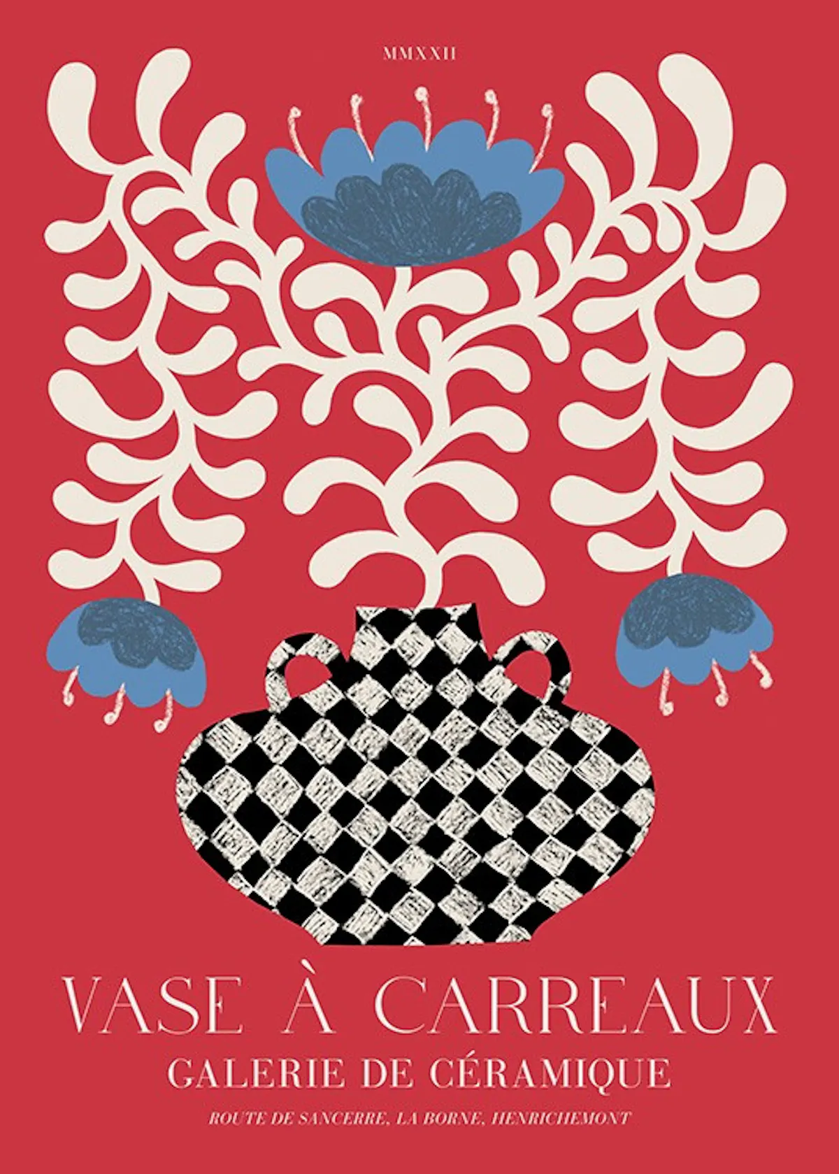 Joseph Schillinger - Key Blue Poster