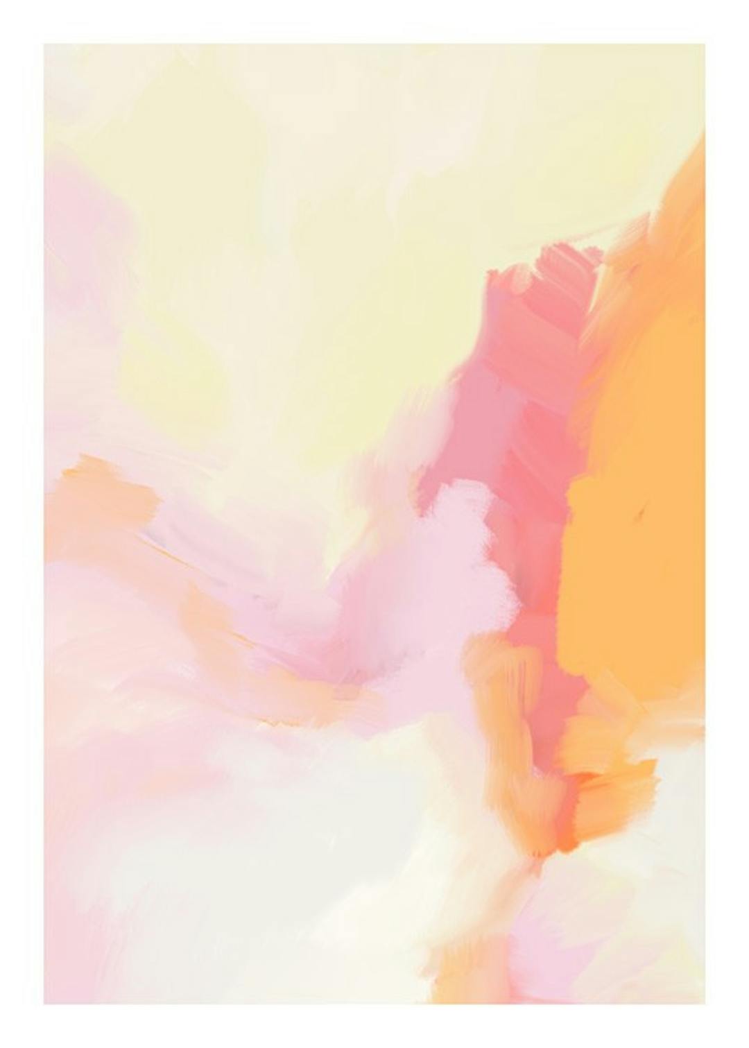 Abstract Pastels No2 Poster
