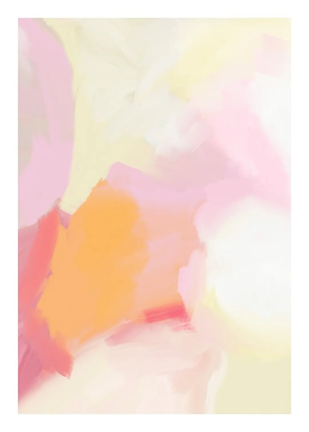 Abstract Pastels No2 Poster