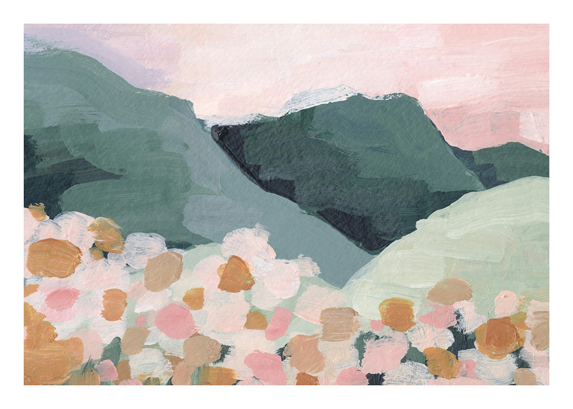 Abstract Colors No2 Plakát