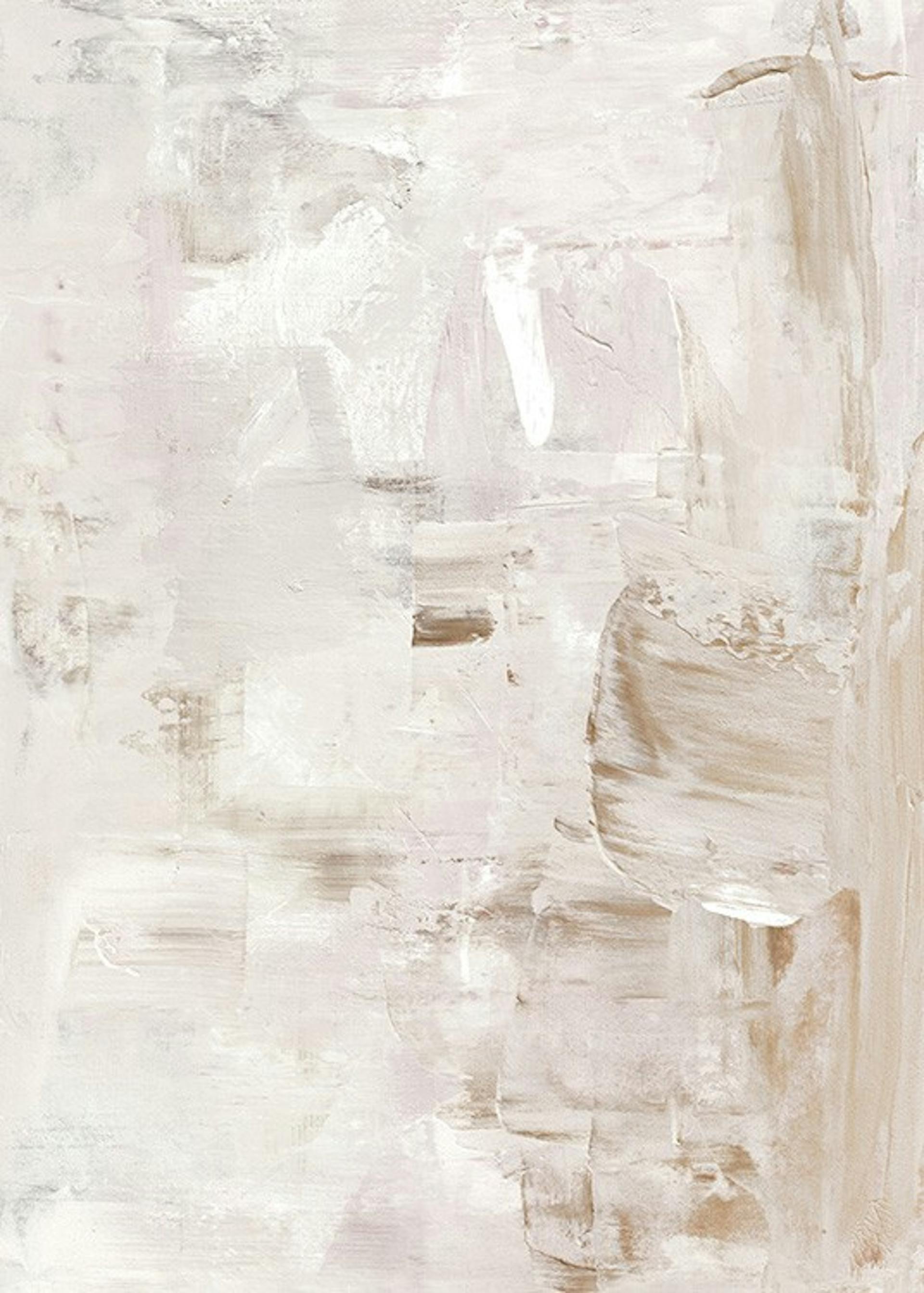 Beige Texture Art No1 Poster