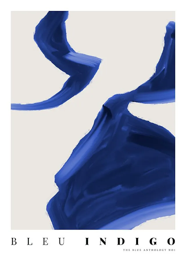 Portrait in Blue Affiche