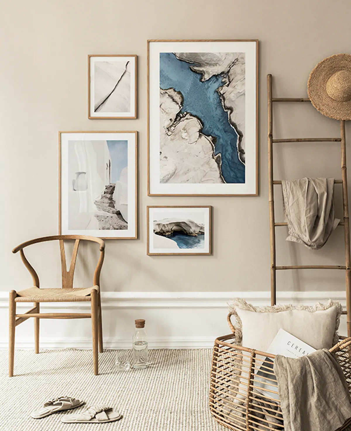Greece feelings gallery wall