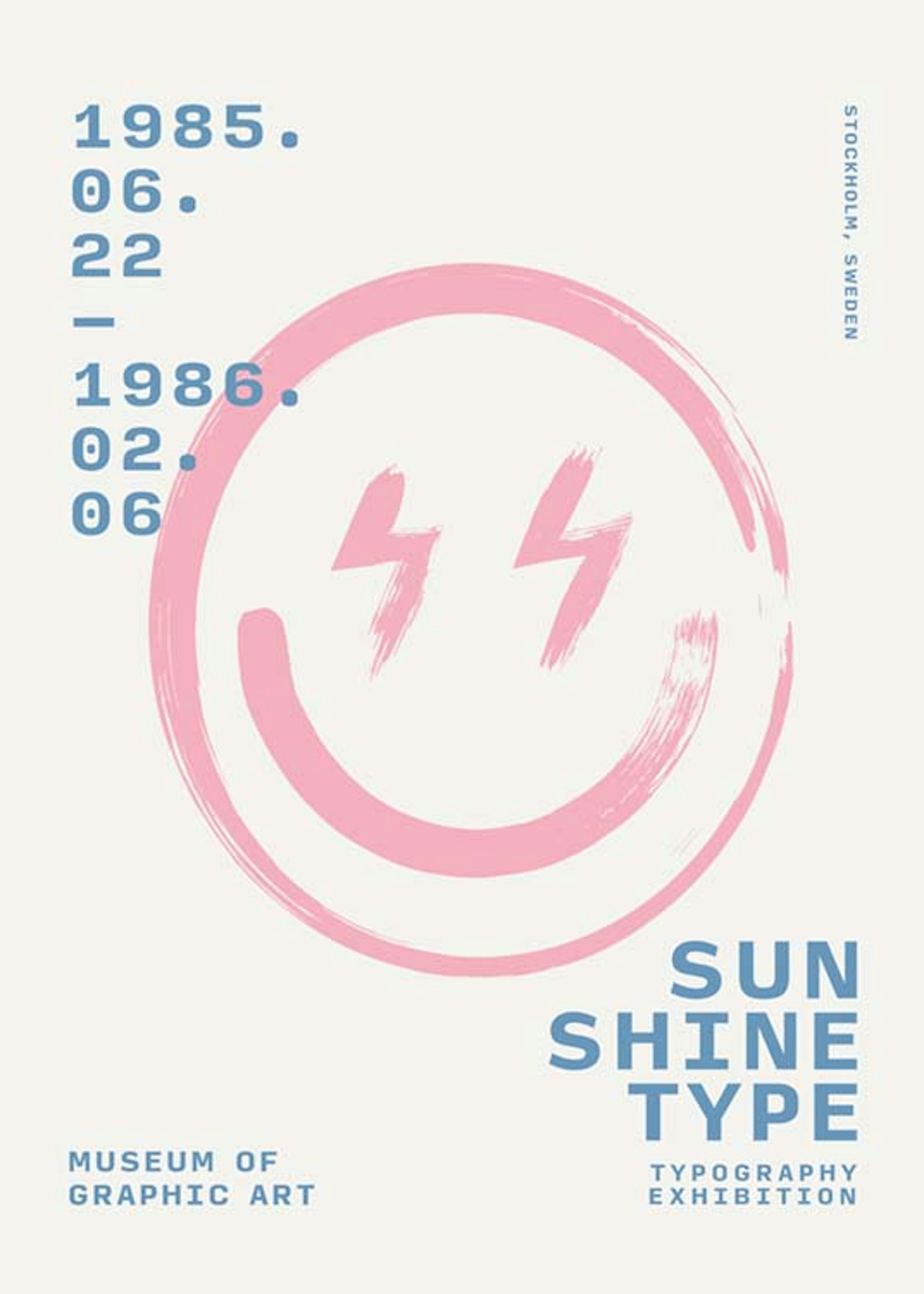 Sunshine Type Poster