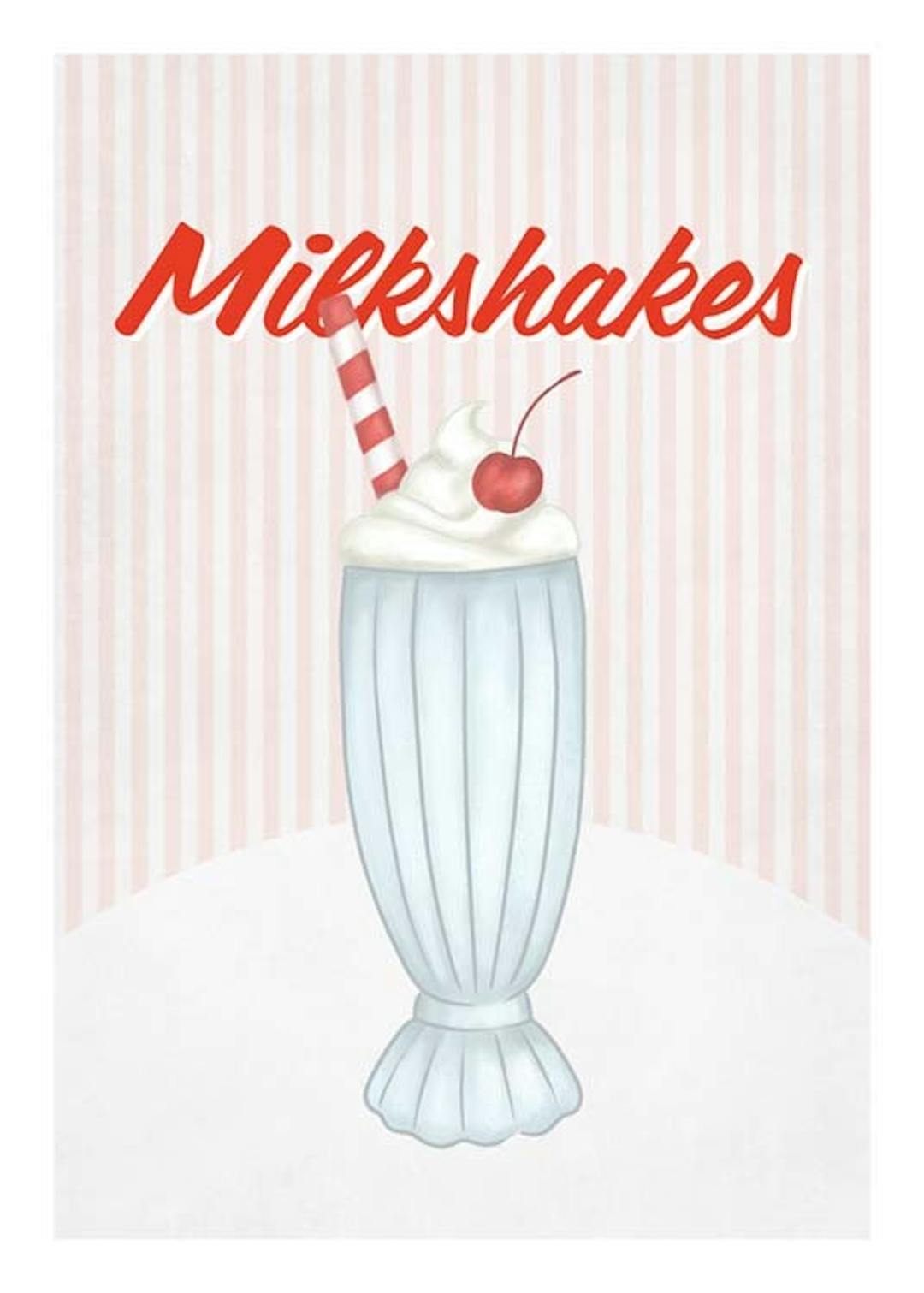 Diner Milkshake Poster