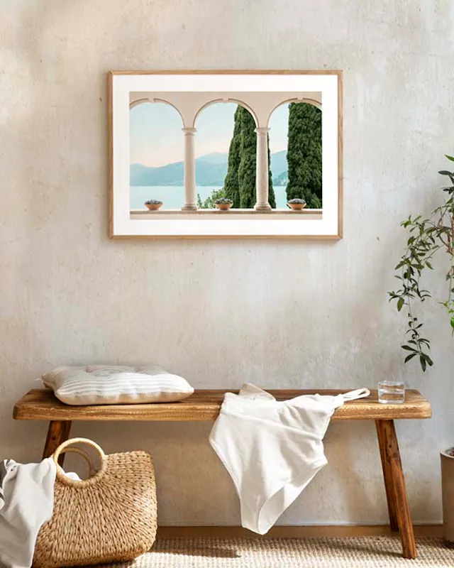 View Through Arches Poster