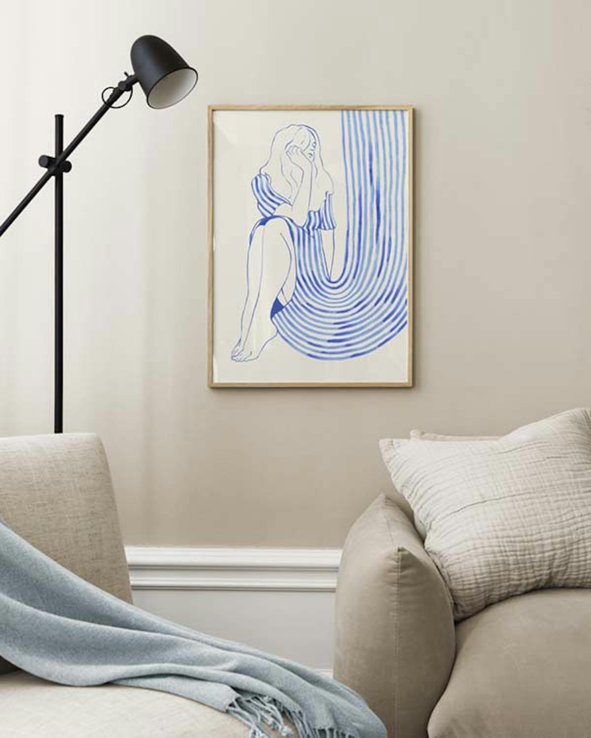 The Blue Dress Poster