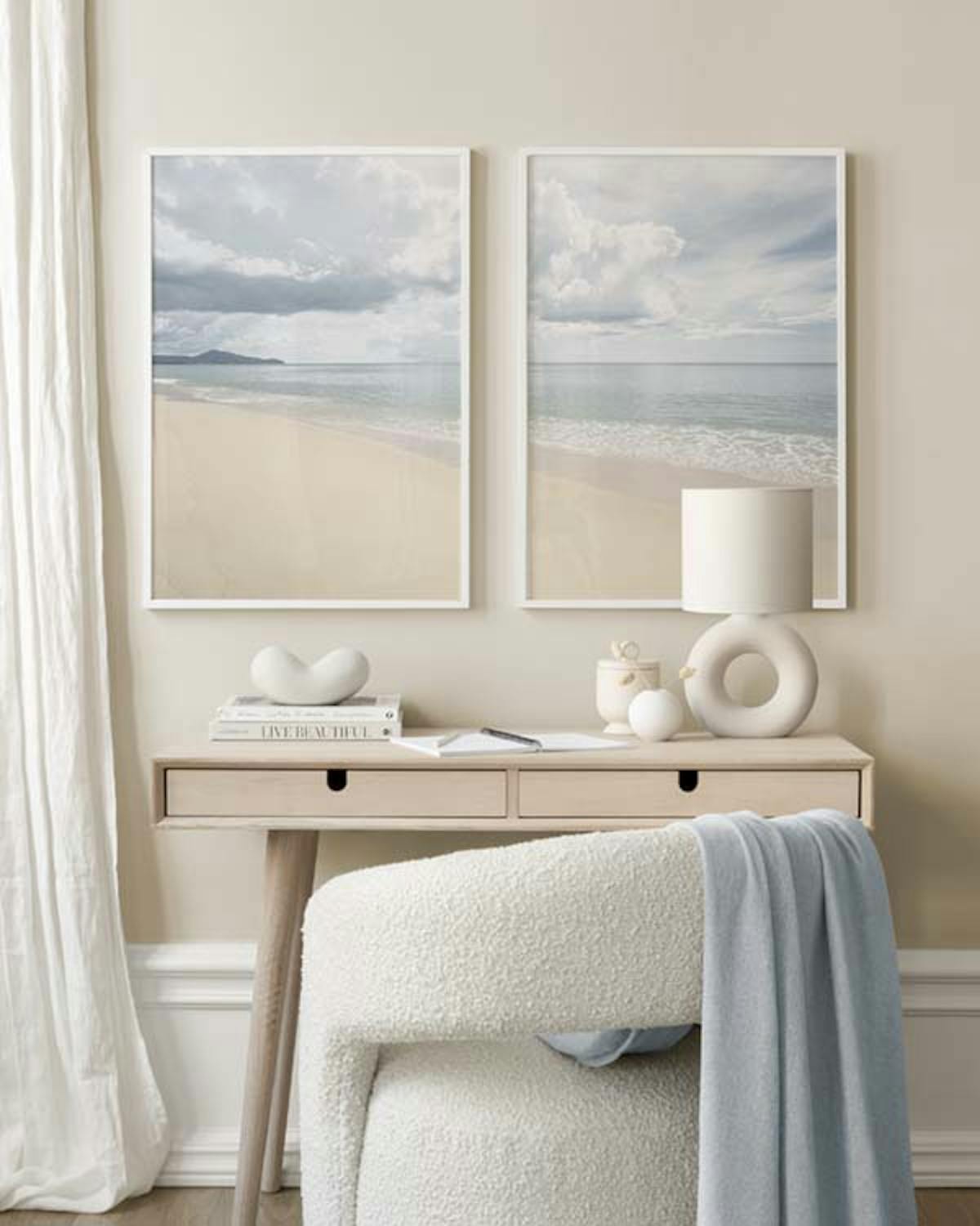White Sand Beach No2 Poster