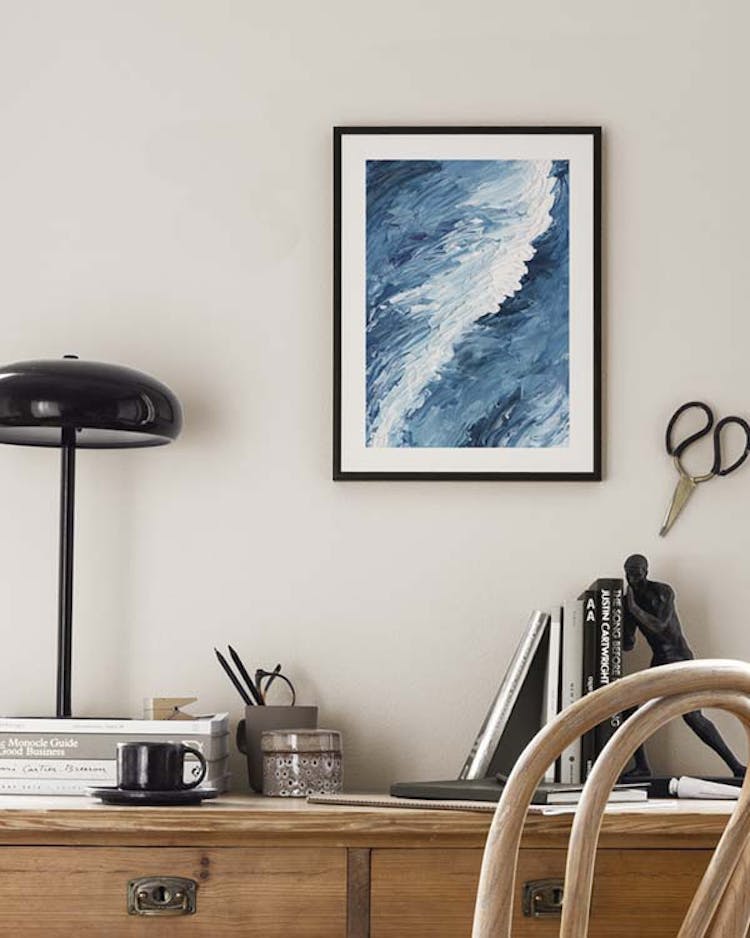 Painted Ocean Poster