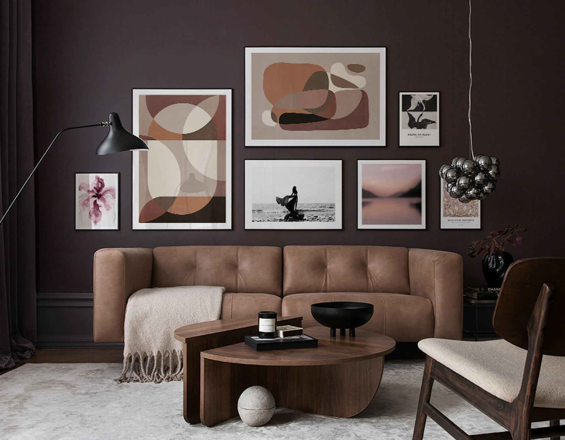 Picture wall inspiration | Stylish gallery walls at Desenio.ie