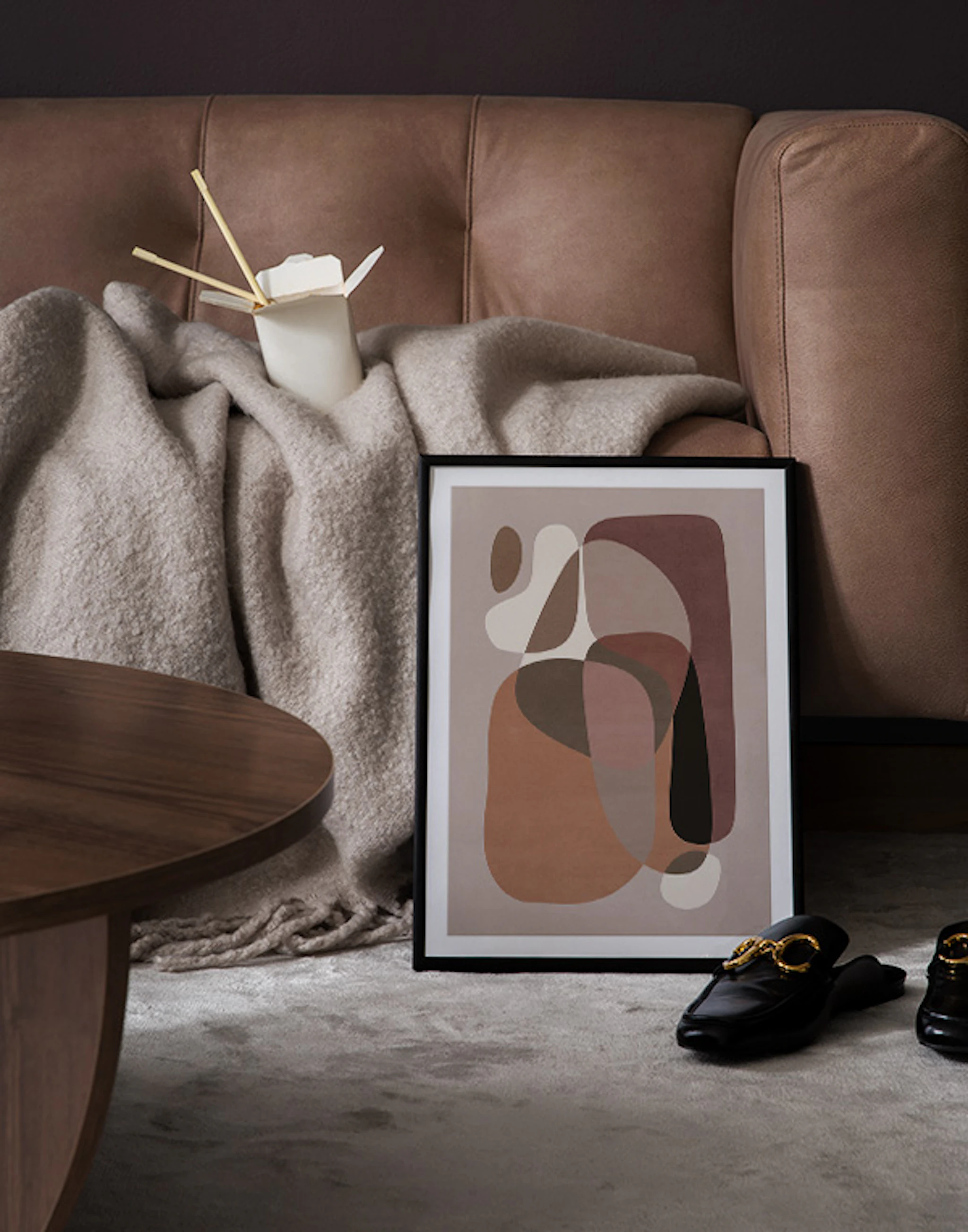 Curvy Forms Poster