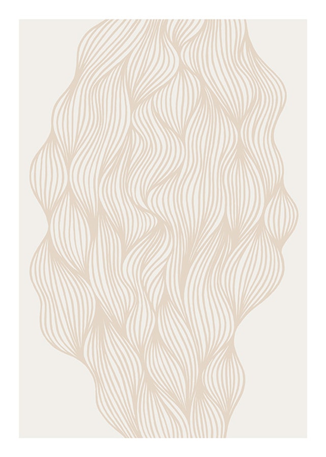 Abstract Lines No2 Poster
